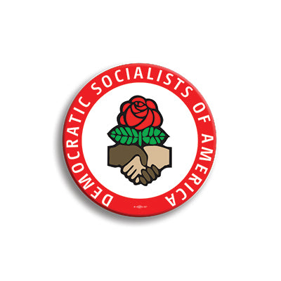 DSA Red and White Circle Logo 2.25" 10 Button Pack – Democratic ...