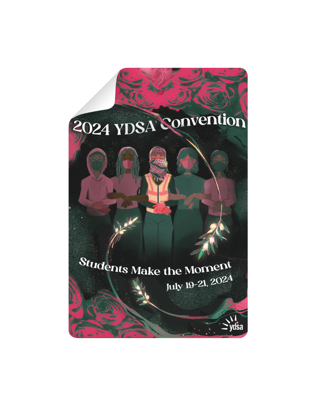 2024 YDSA Sticker – Democratic Socialists of America